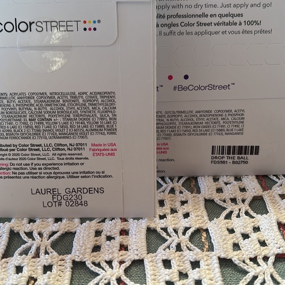 Color Street | Accessories | Color Street Laurel Gardens And Drop The ...